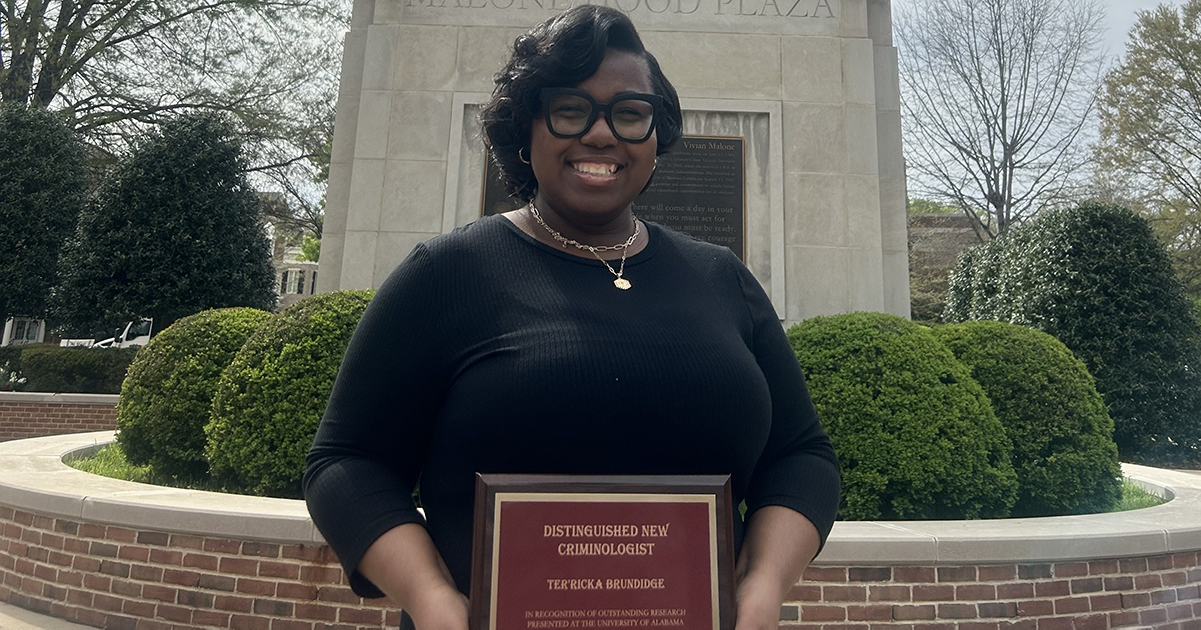 Brundidge reflects on her experience in master’s in criminal justice ...