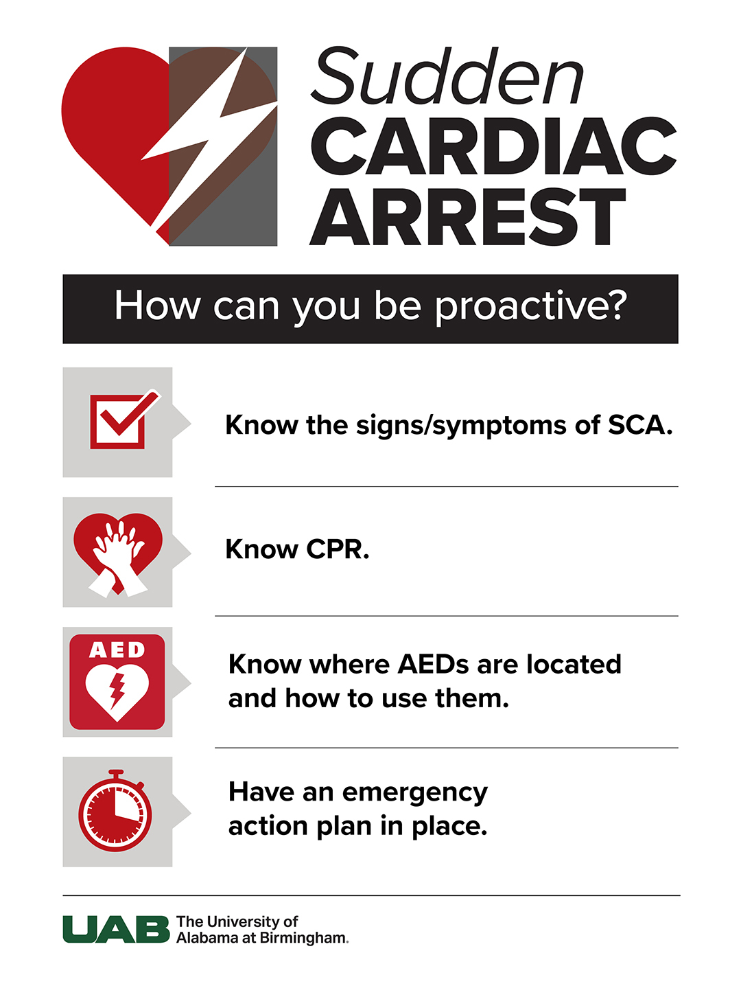 Sudden cardiac arrest: Key warning signs and how to respond | UAB News
